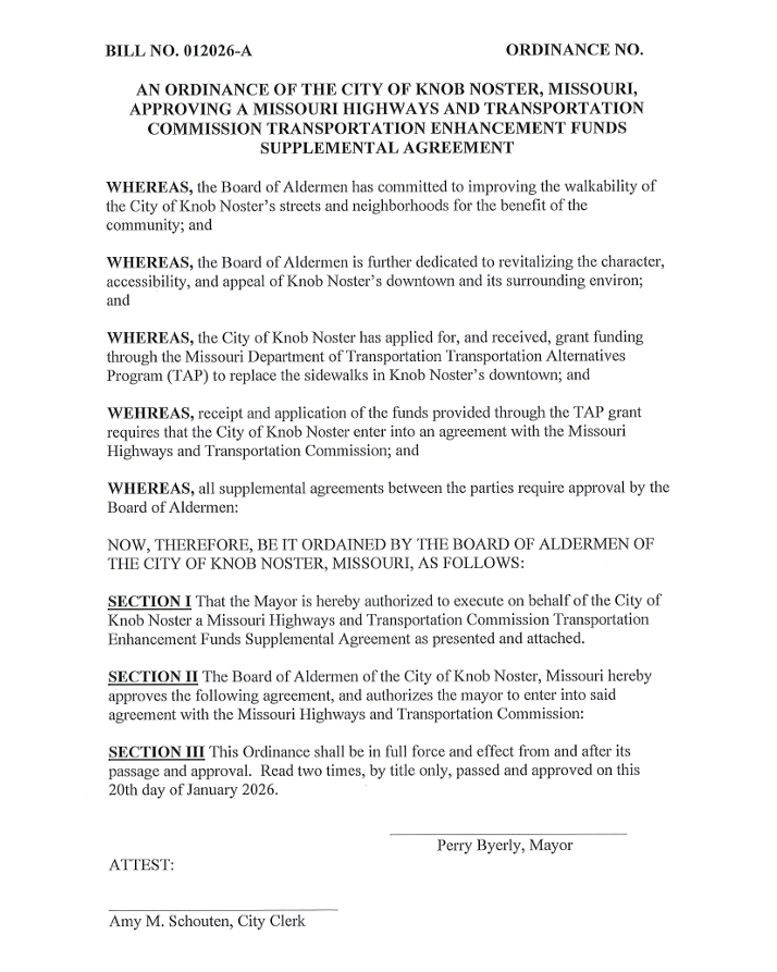 Board of Aldermen Tentative Agenda January 20, 2026 6:00 PM | News ...